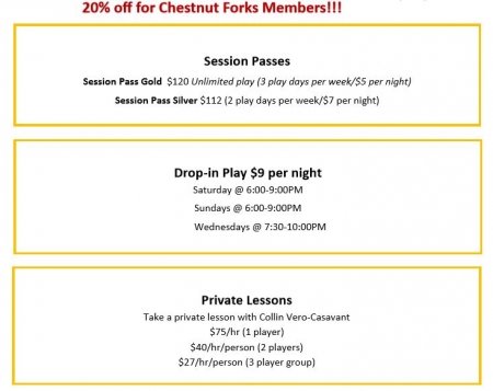 Pickleball - Chestnut Forks Athletic Club